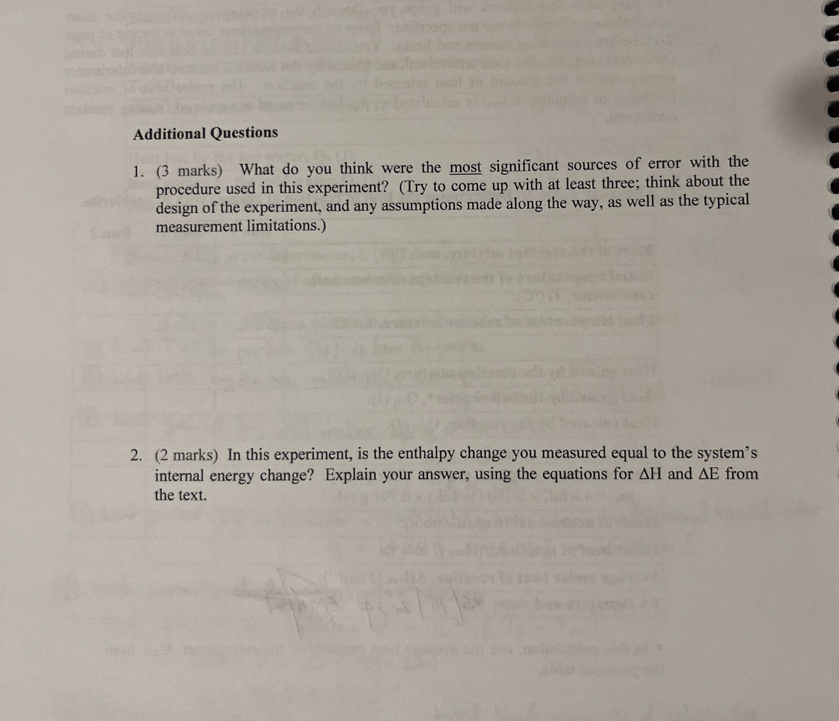 Solved Additional Questions1. (3 ﻿marks) ﻿What do you think | Chegg.com