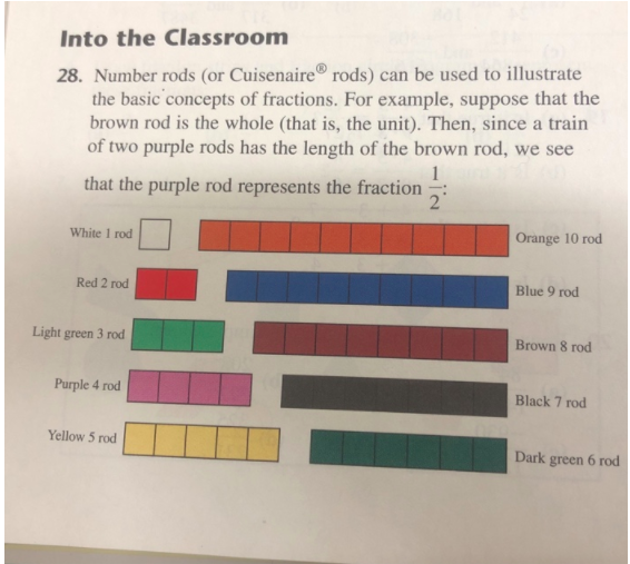Solved Use cuisenaire rods to answer these questions. If the | Chegg.com