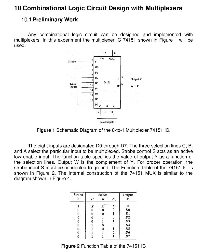 Solved 10 Combinational Logic Circuit Design With Chegg