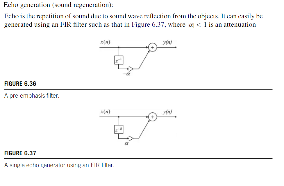 Solved Echo generation (sound regeneration): Echo is the | Chegg.com