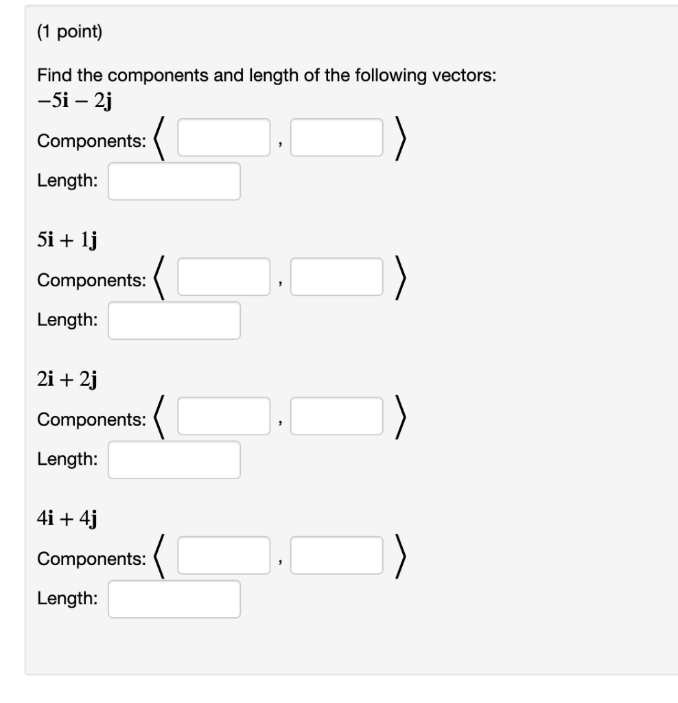 Solved Find The Unit Vector In The Direction Opposite To