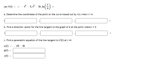 Solved Given the vector-valued functions u(t)=e4ti+e5tj+5tk | Chegg.com