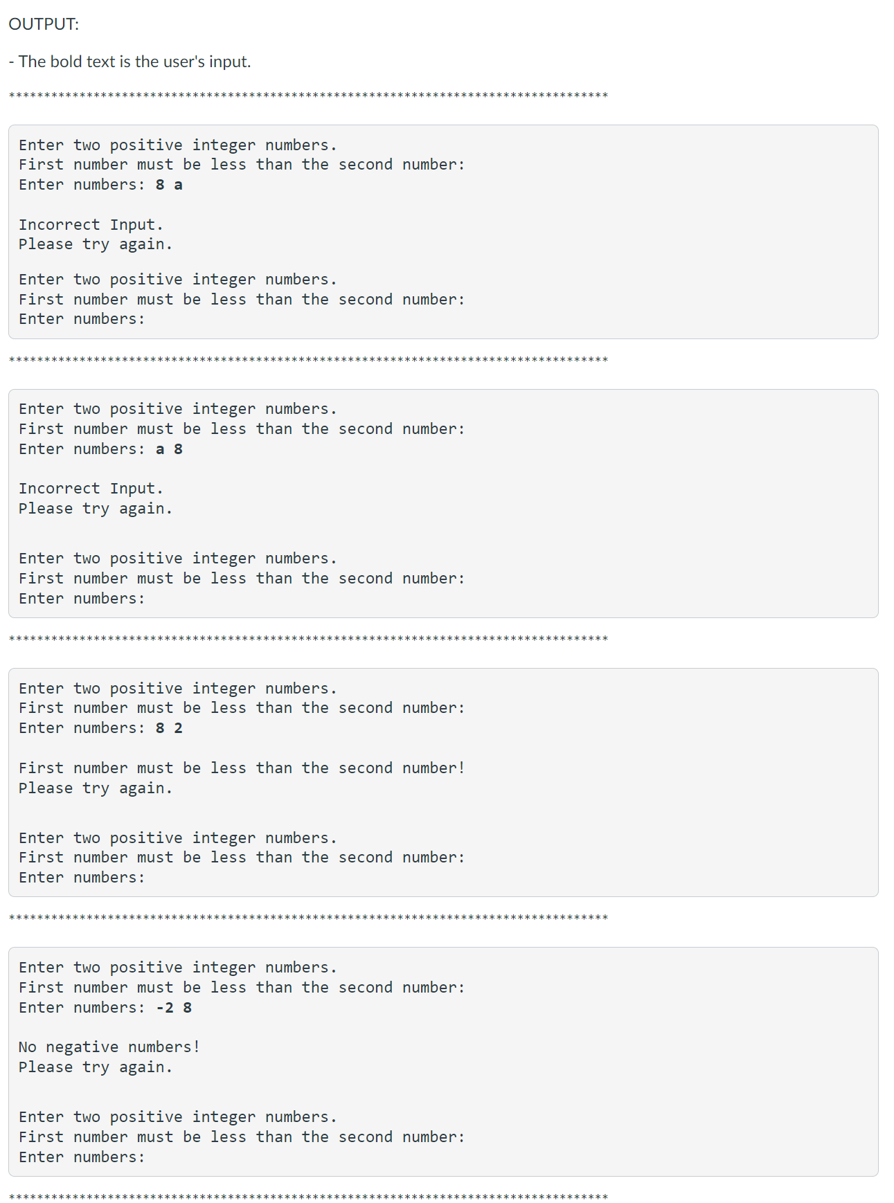 Solved Write a Python program that uses for loops to perform | Chegg.com
