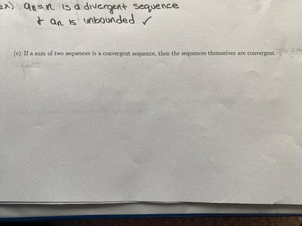 Solved (c) true or false (if true prove it, if false provide | Chegg.com