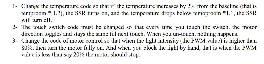 Solved Need help with MSP430 for loop. I have to modify the | Chegg.com