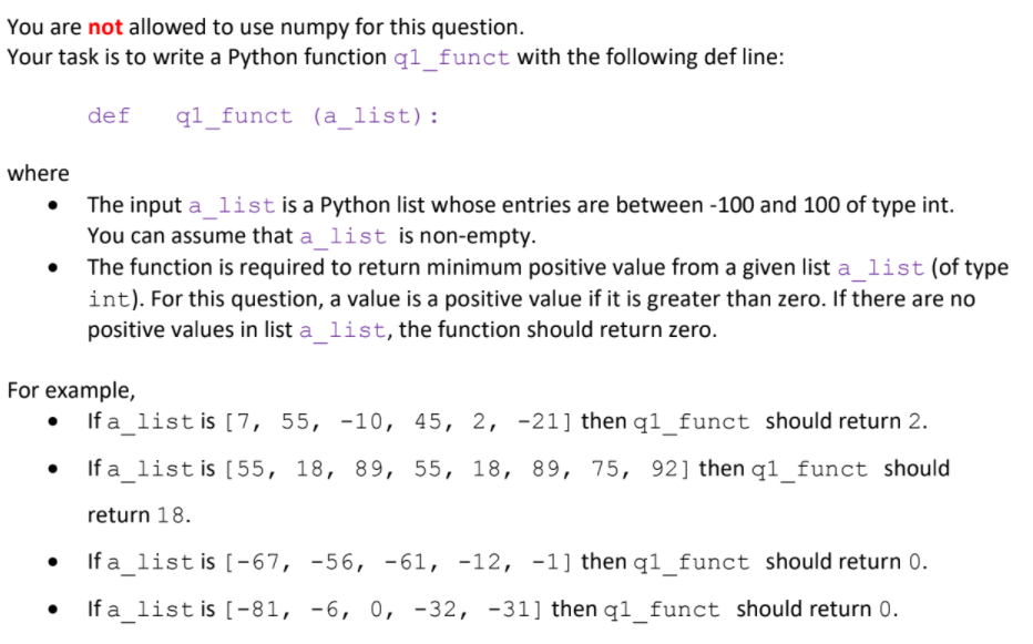 Solved You Are Not Allowed To Use Numpy For This 