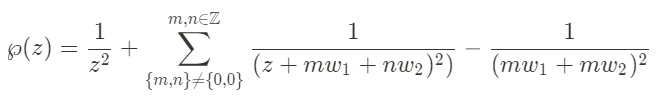 1. Let p(2) be the Weierstrass P function we defined | Chegg.com