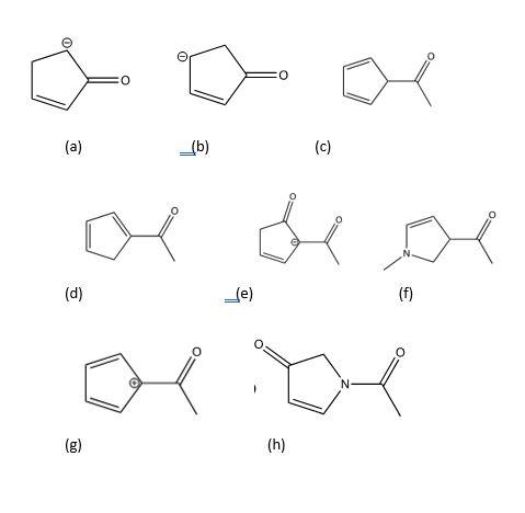 Solved Draw all possible resonance structures of each | Chegg.com