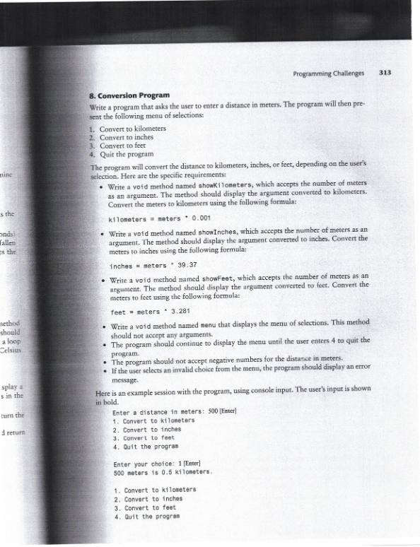 Solved Using Java Conversion Program Write A Program That 