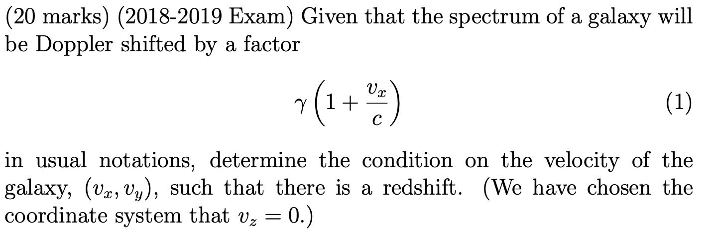 Solved This is a special relativity question This is a | Chegg.com