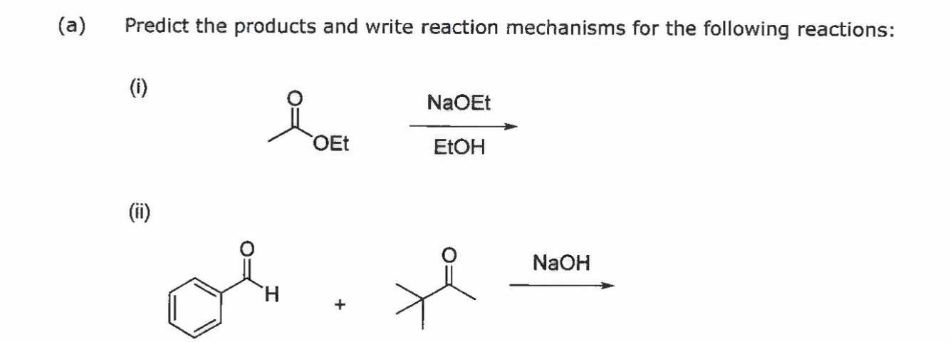 Solved Show me the steps to solve (a) ﻿Predict the products | Chegg.com