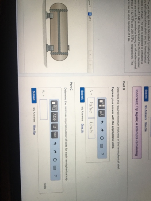 Solved Problem 8.9 Part A d by bolting together and two | Chegg.com