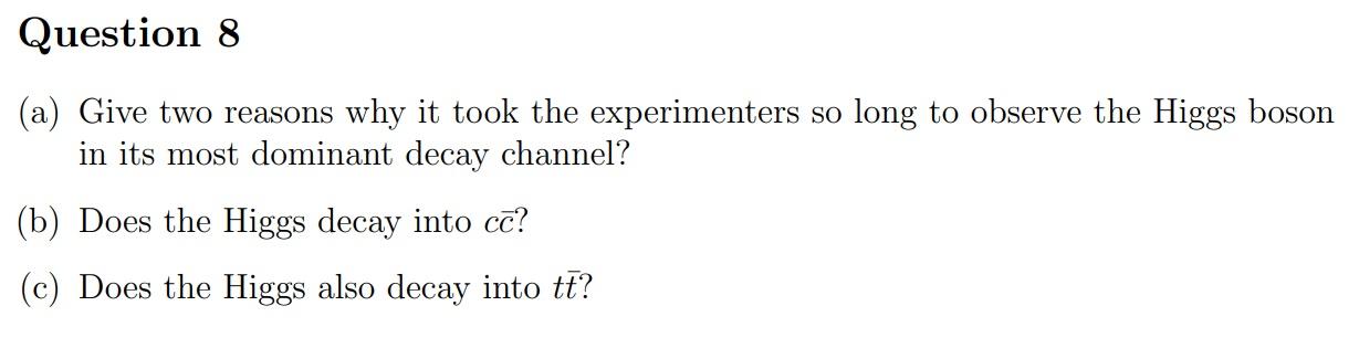 Solved (a) Give two reasons why it took the experimenters so | Chegg.com