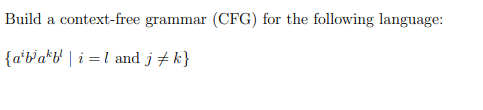 Solved Build a context-free grammar (CFG) for the following | Chegg.com