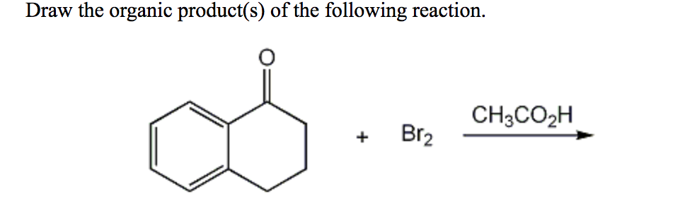 Solved Draw the organic product(s) of the following | Chegg.com