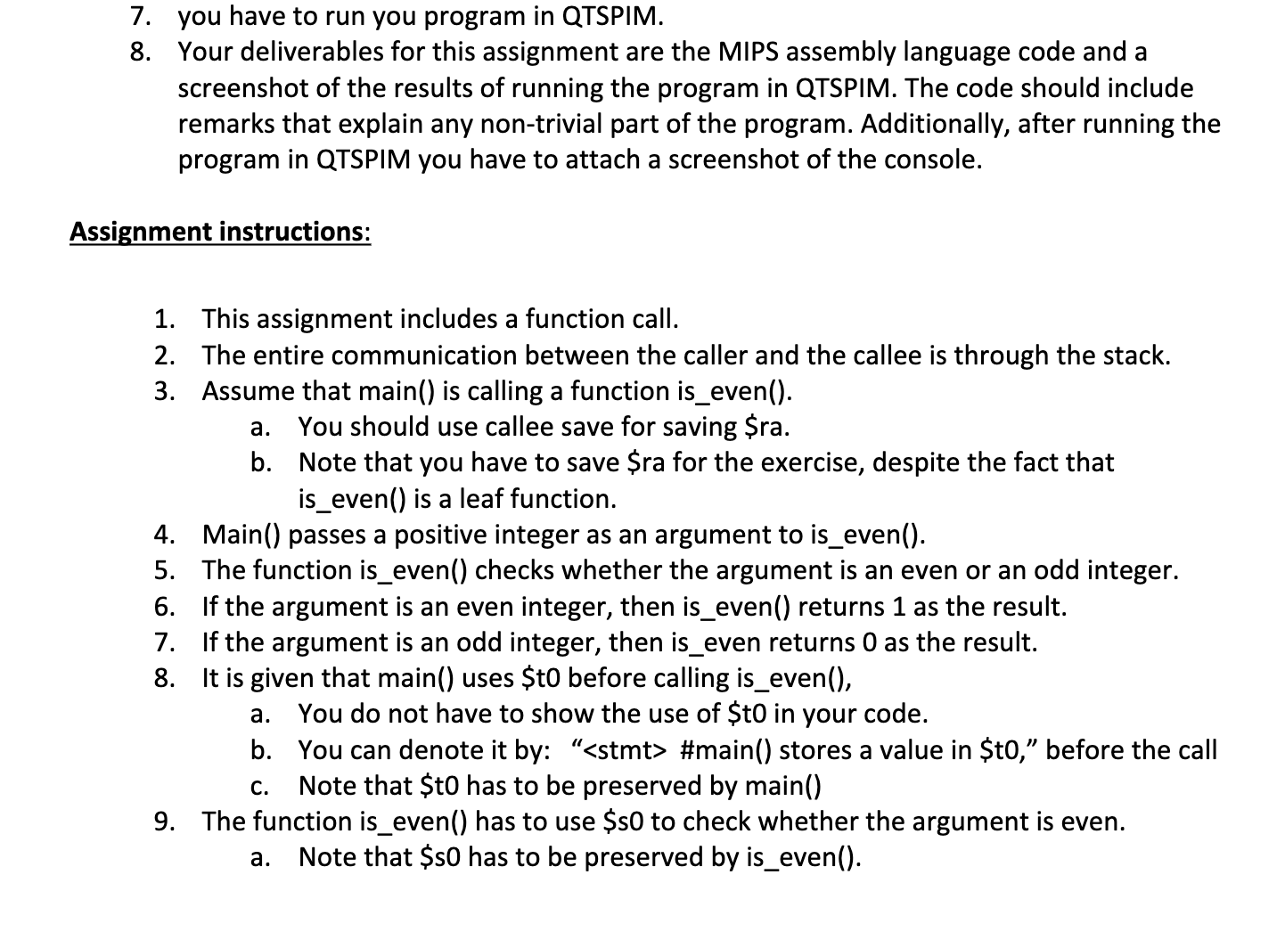 7 You Have To Run You Program In Qtspim 8 Your 