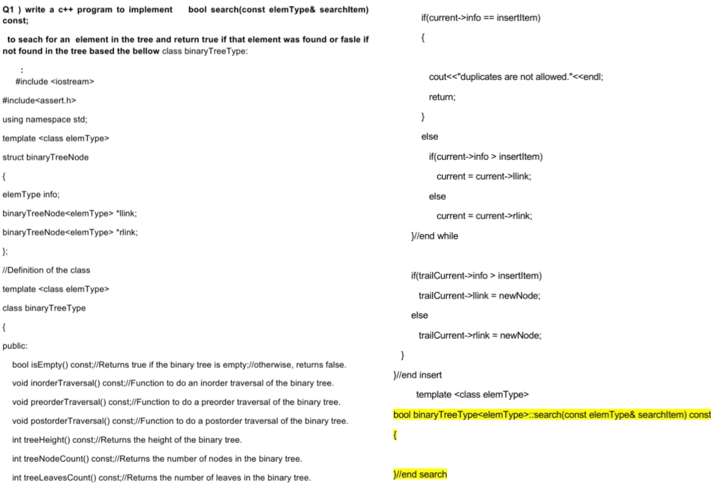 Solved Q1 Write A C Program To Implement Const Bool 8270