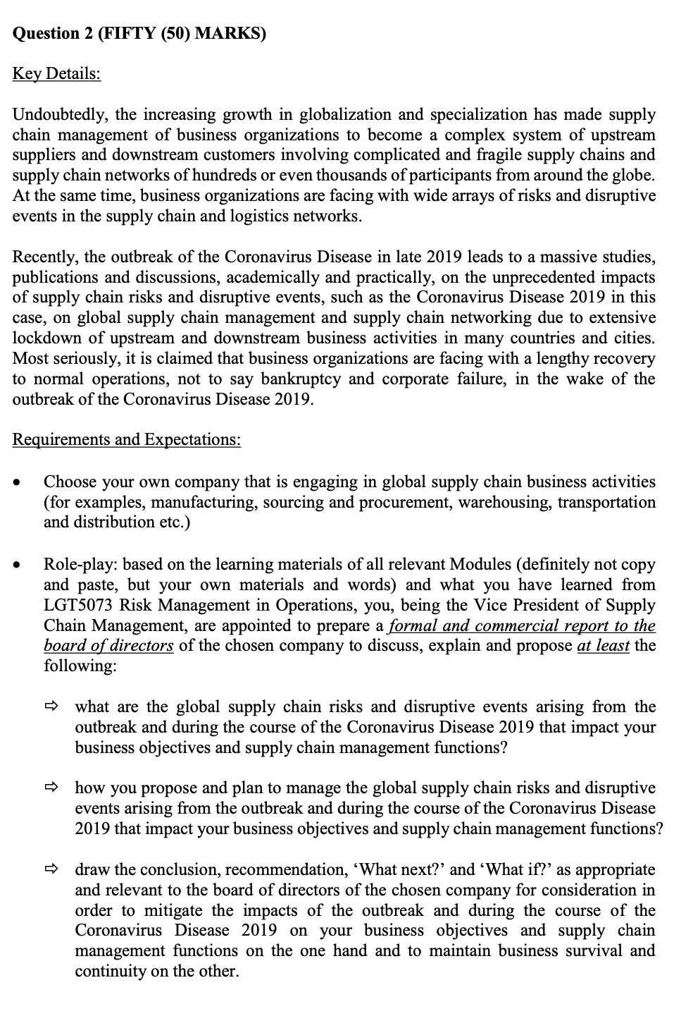 Solved 介 what are your plan for business resumption and | Chegg.com