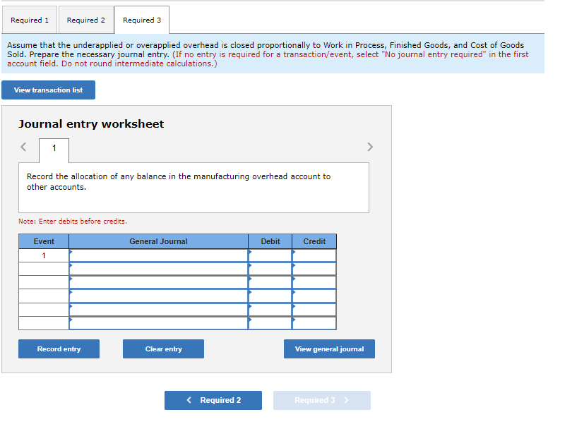 Solved Exercise 3-8 Applying Overhead; Journal Entries; | Chegg.com