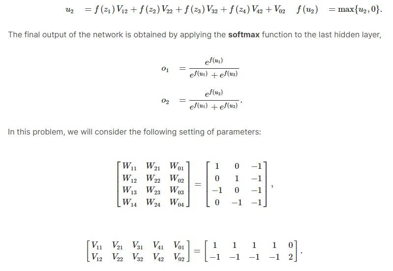 1. Neural Networks In this problem we will analyze a | Chegg.com