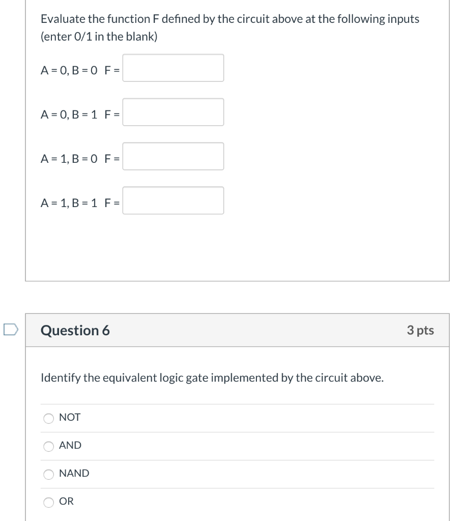 Solved For the circuit shown below answer the questions that | Chegg.com