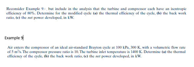 Solved Reconsider Example 9 but include in the analysis that | Chegg.com