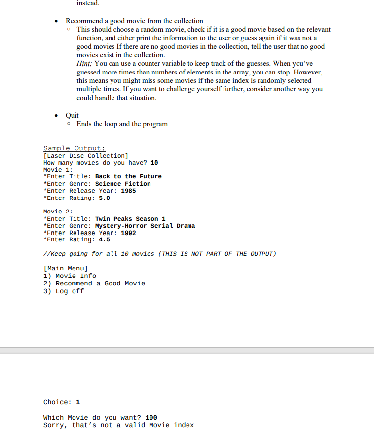 Solved Java Please! Assignment 8 A: Rare Collection. We can | Chegg.com