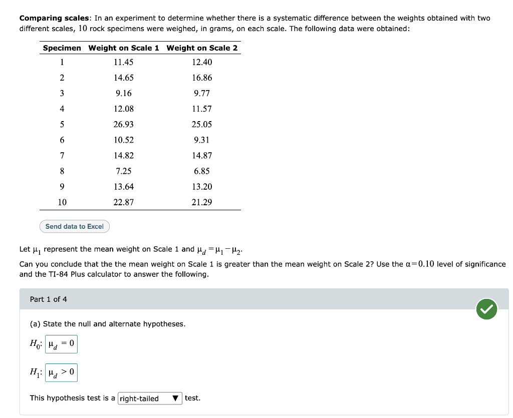 Solved 1) State null and alternate hypotheses. 2)Rejection | Chegg.com
