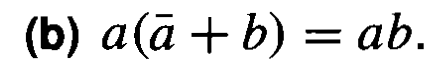 Solved Prove part (b) of the Theorem 5 (absorption). (b) | Chegg.com