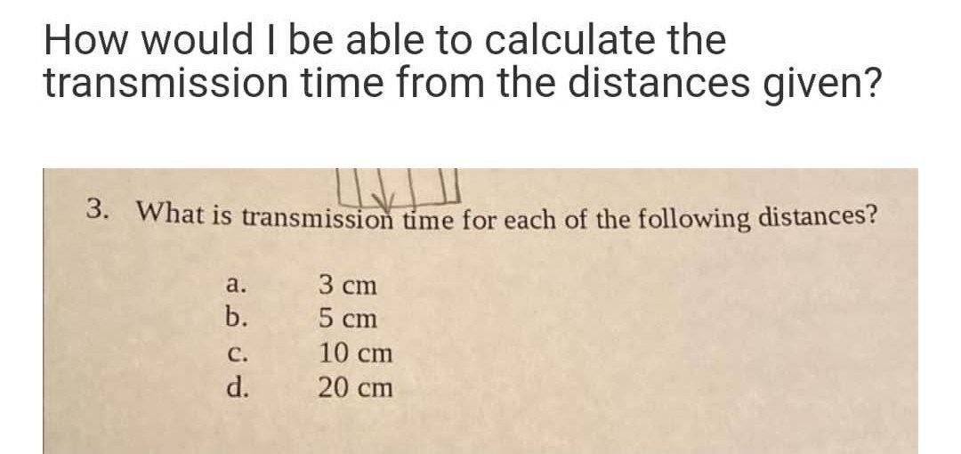 Solved How would I be able to calculate the transmission | Chegg.com