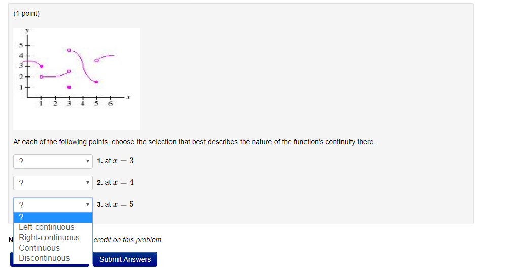 Solved At each of the following points, choose the selection | Chegg.com