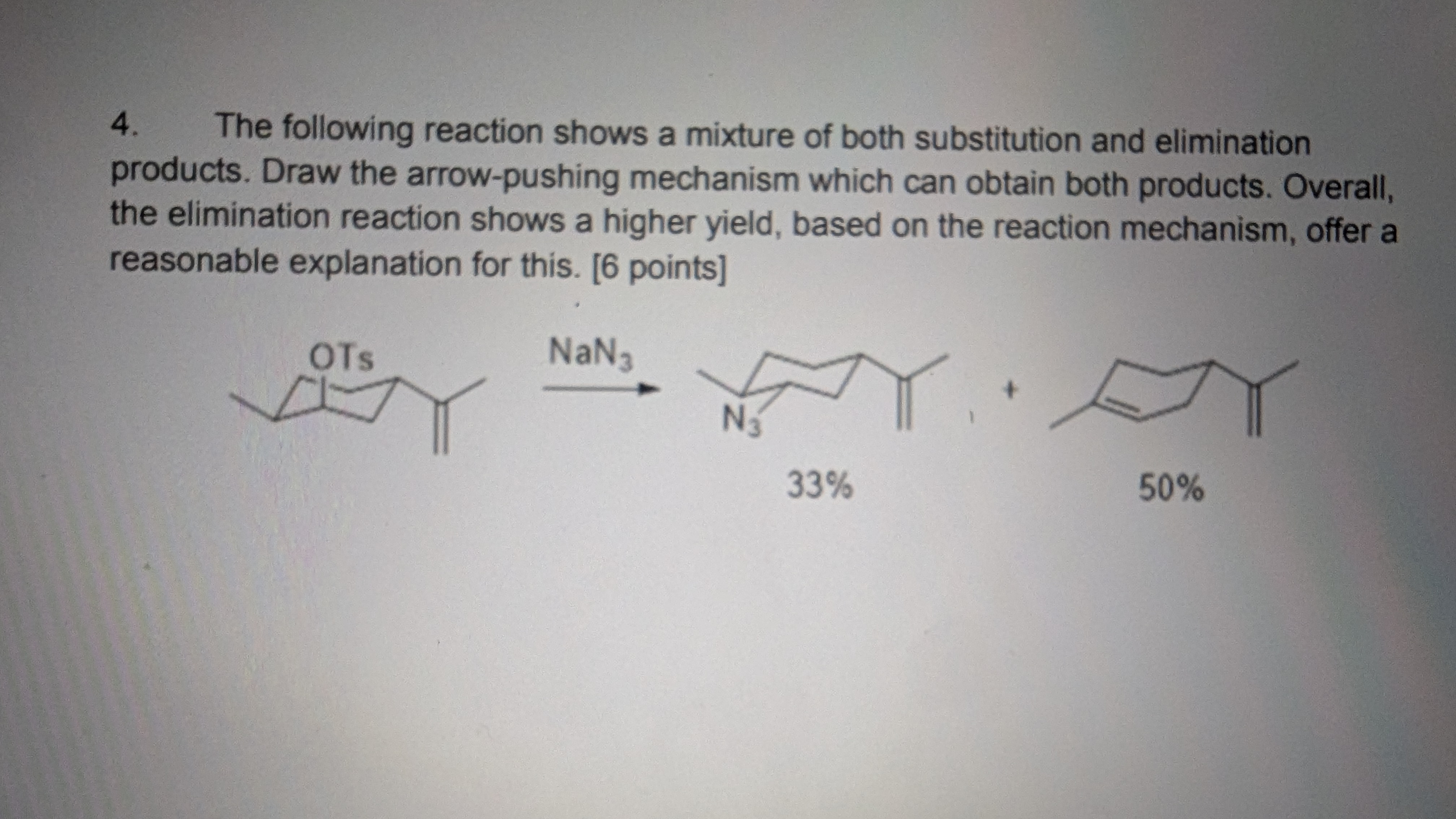 Solved 4. ﻿The following reaction shows a mixture of both | Chegg.com