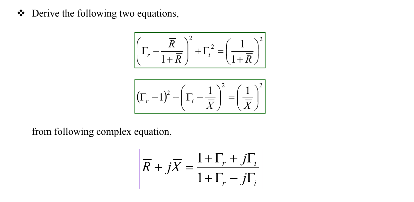 Solved * Derive the following two equations, | Chegg.com