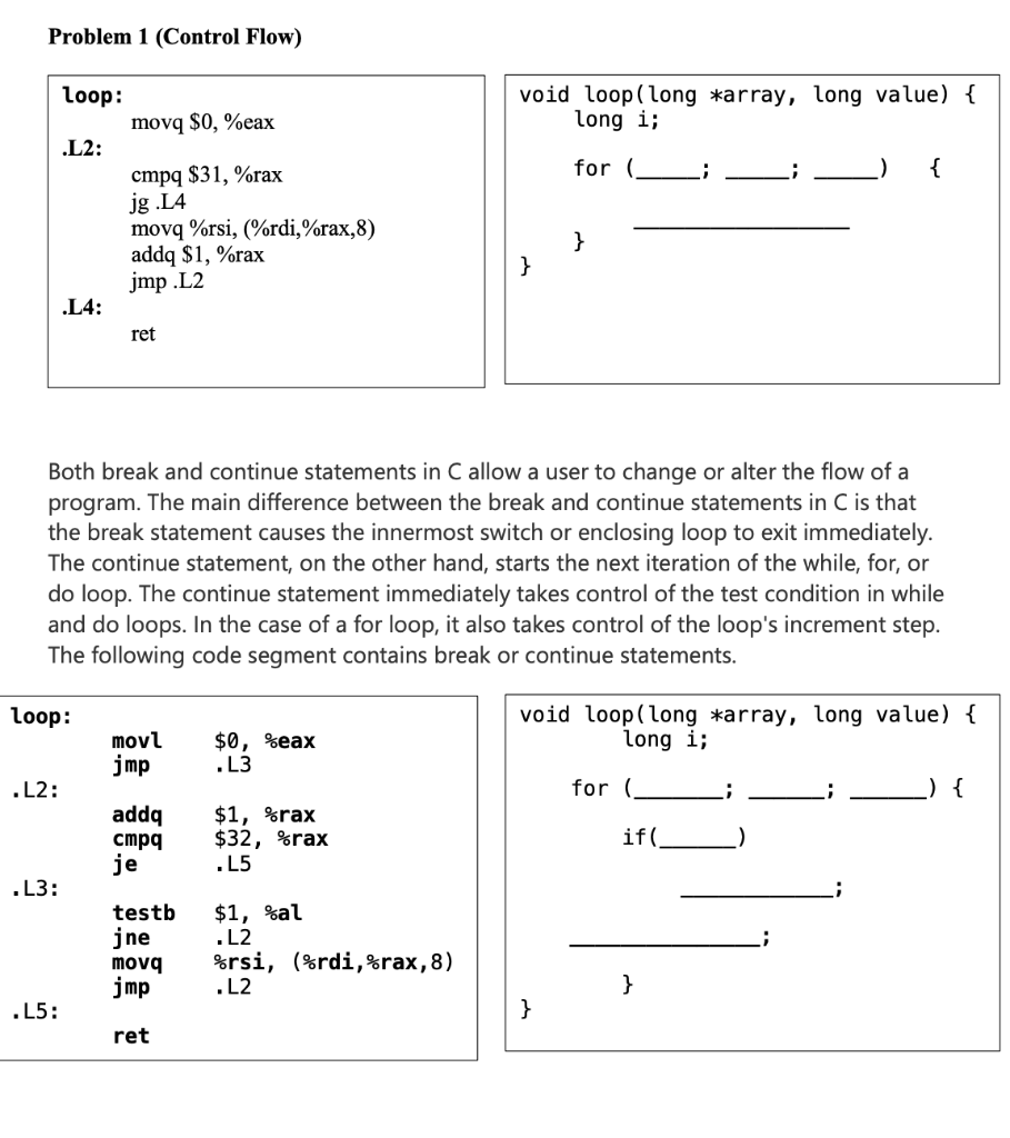 Solved Please fill in the segments of C code from the | Chegg.com
