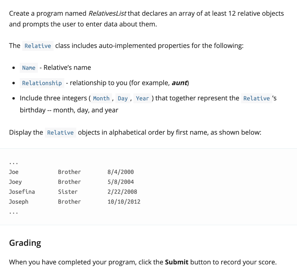 Solved Language C#. Write a code. I have the solution for | Chegg.com