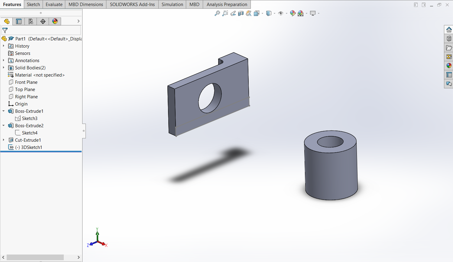Solved Create this part by following the steps as shown. | Chegg.com