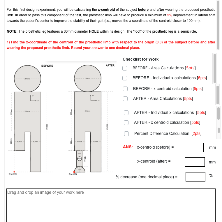 Solved limb. In order to pass this component of the test, | Chegg.com