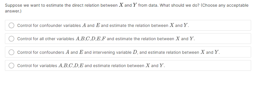 Solved Suppose the data is generated following the causal | Chegg.com