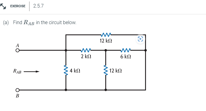 Solved (a) Find RAB in the circuit below. | Chegg.com