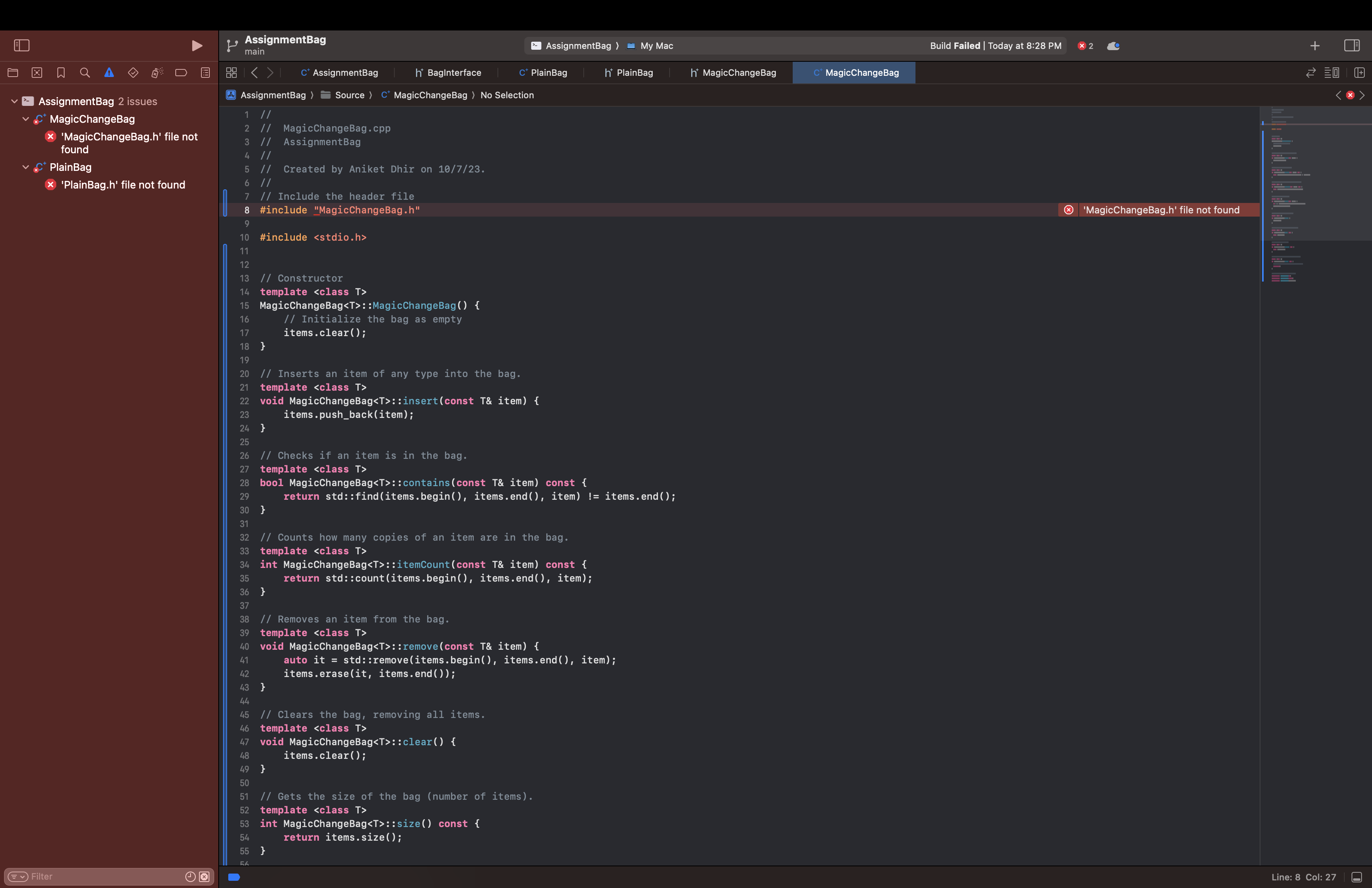 Solved , AssignmentBag main AssignmentBag > My Mac Build | Chegg.com