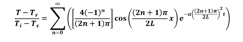 Solved Solve the following 1D heat equation in MATLAB for | Chegg.com