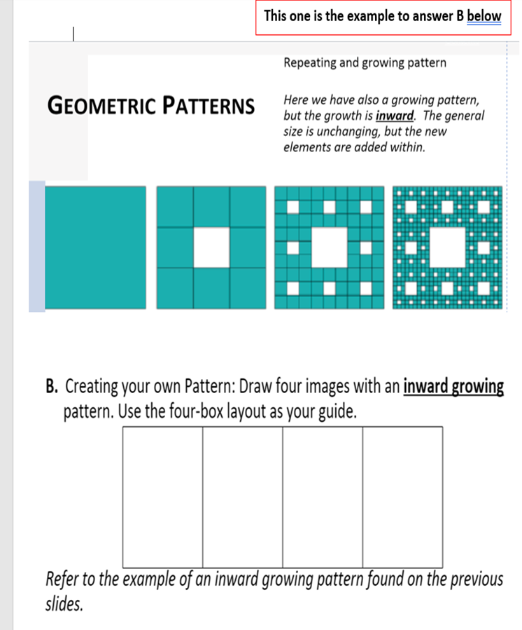Solved LOGIC PATTERNS Final Answer This One Is The Example Chegg