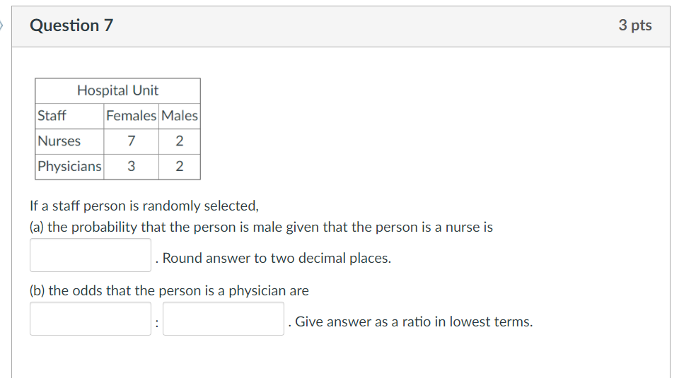 Solved If a staff person is randomly selected, (a) the | Chegg.com