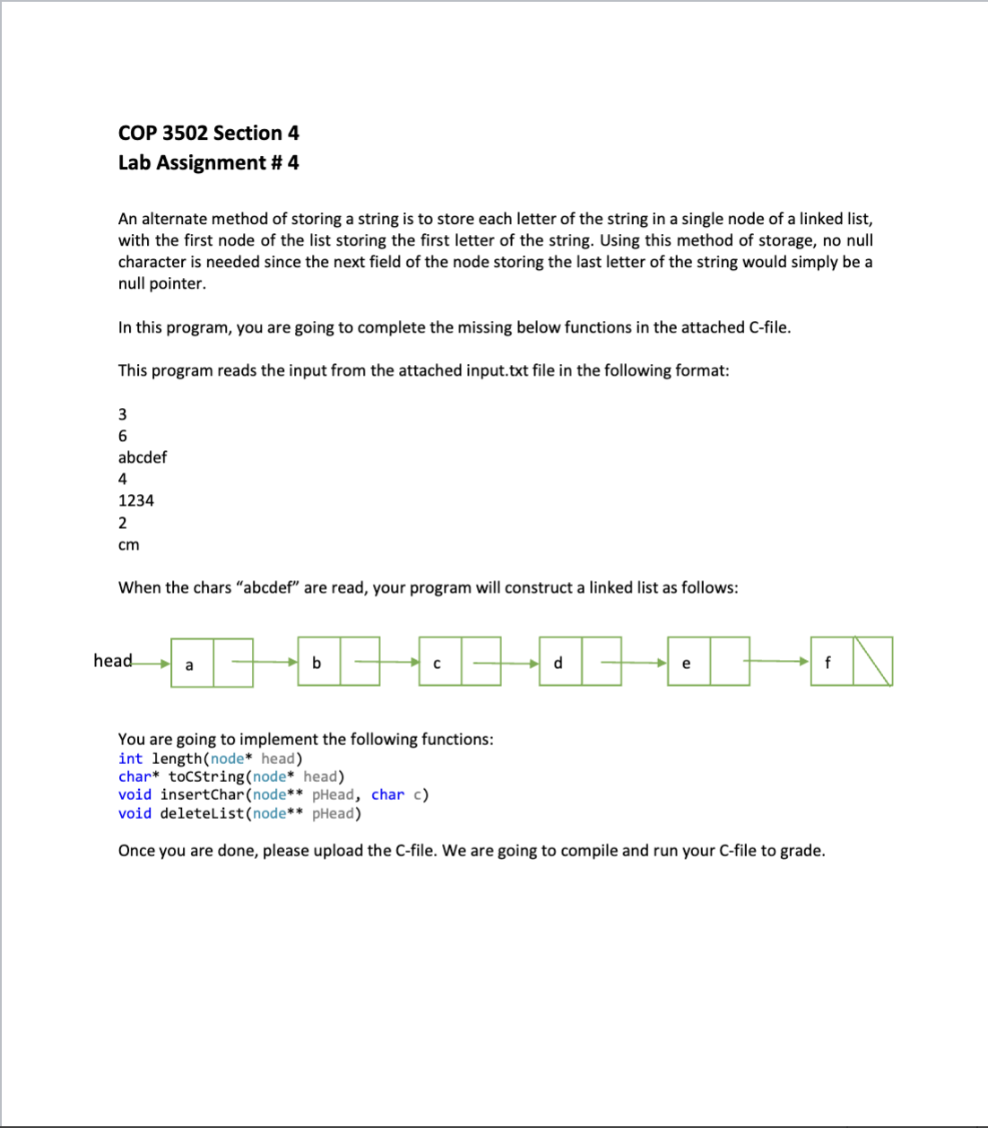 Solved ASAP!!!!!!C PROGRAMMING PLEASE FOLLOW THE | Chegg.com