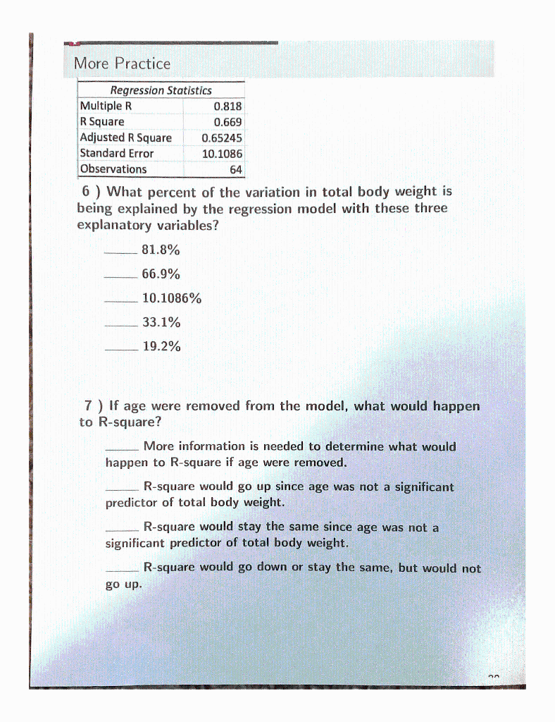 Solved More Practice By-Hand: Discuss/Identify concepts and | Chegg.com