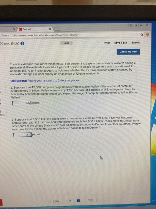 Solved Connect Secure https//newconnect.mhed connect.html C | Chegg.com