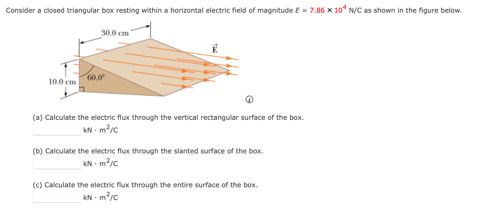 Solved der a closed triangular box resting within a | Chegg.com