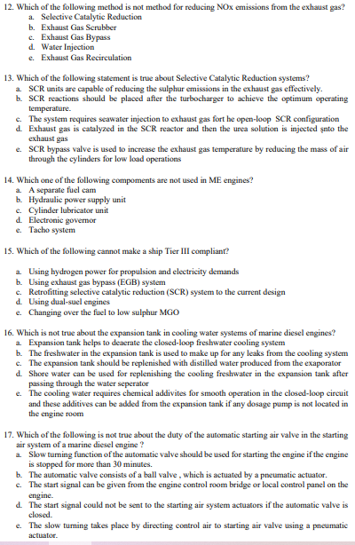 Solved 1. Cylinder liner are generally used on diesel | Chegg.com