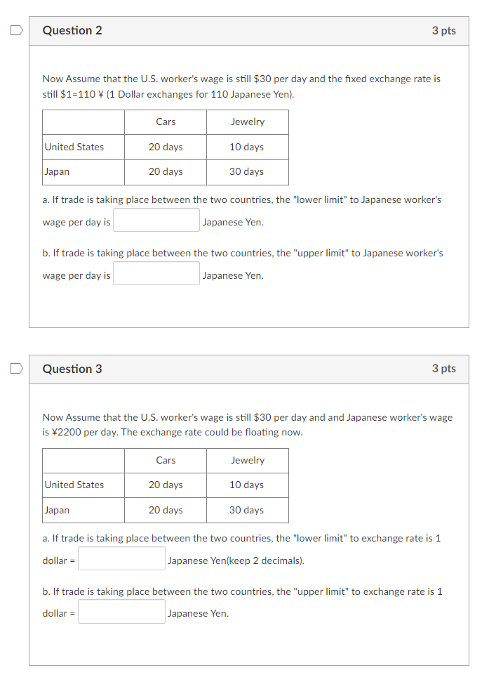 Solved Now Assume that the U.S. worker's wage is still $30 | Chegg.com