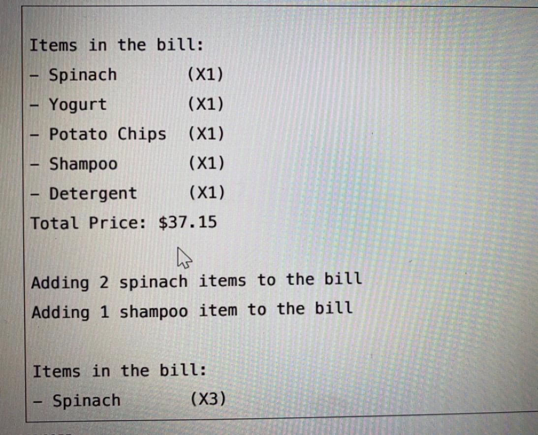 Solved Write a supermarket cashier register system that | Chegg.com